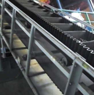 急傾斜コンベヤ｜スティープモジュラーGKPコンベヤ GKP-R | 日工 ｜ 製品情報 ｜ MEKASYS（メカシス）