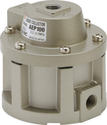 潤滑機器｜リキッドコレクタ（排気利用形） AEP100-02 | SMC ｜ 製品情報 ｜ MEKASYS（メカシス）