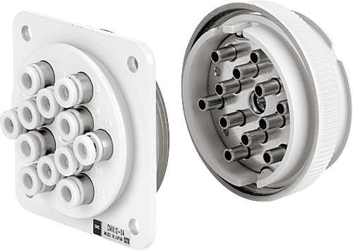 マルチコネクタ｜ワンタッチ管継手付マルチコネクタ DMKシリーズ | SMC ｜ 製品情報 ｜ MEKASYS（メカシス）